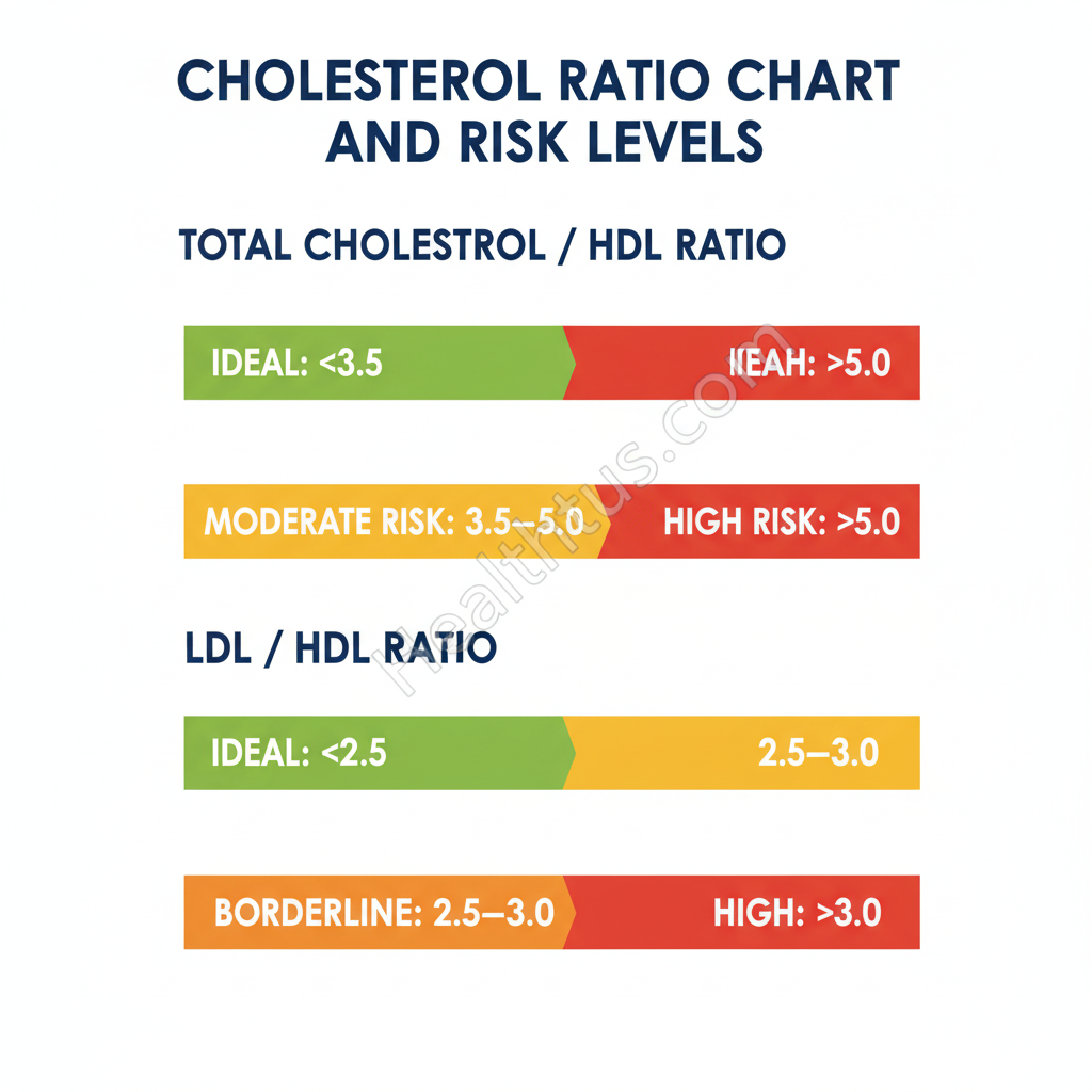 Cholesterol Ratio Calculator: Check HDL, LDL & Cardiac Risk