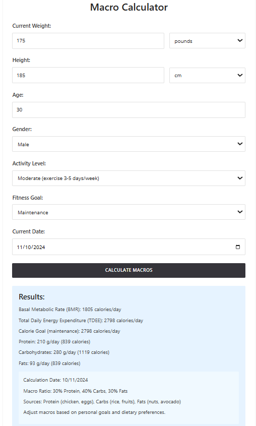 Macro Calculator: Macros For Weight Loss, Muscle Gain & Keto