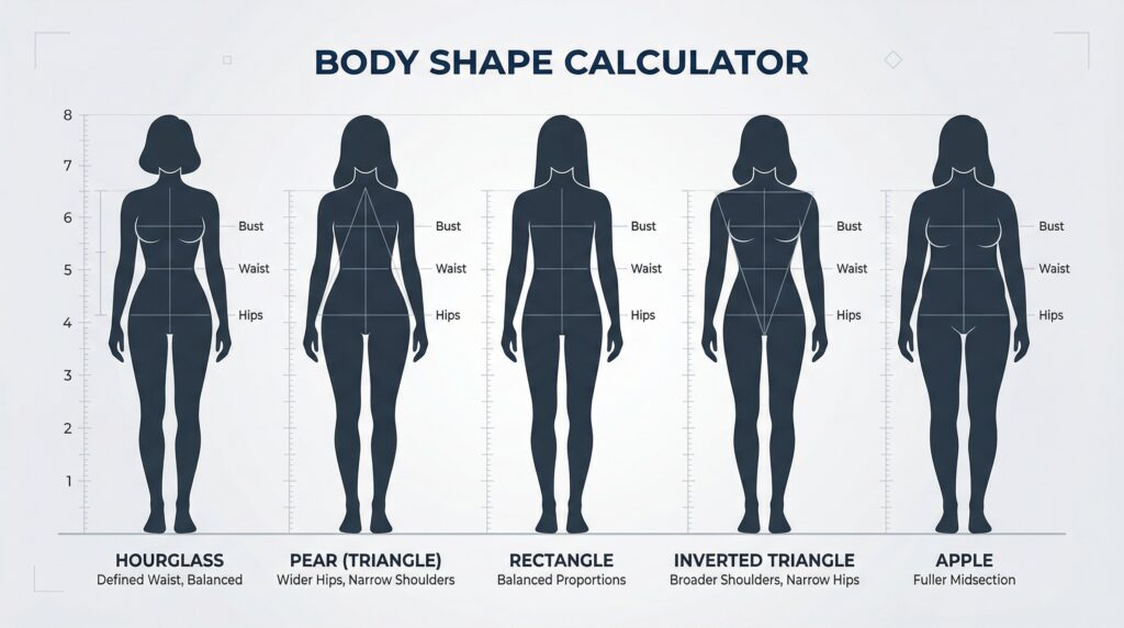 Body Shape Calculator: Find Your Body Type Instantly Online