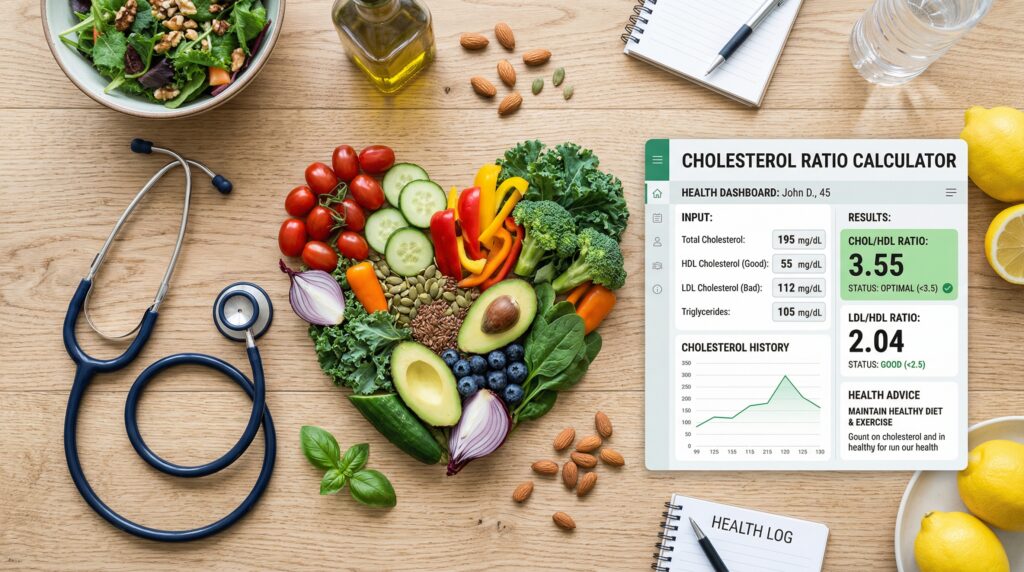 Cholesterol Ratio Calculator: Check HDL, LDL & Cardiac Risk